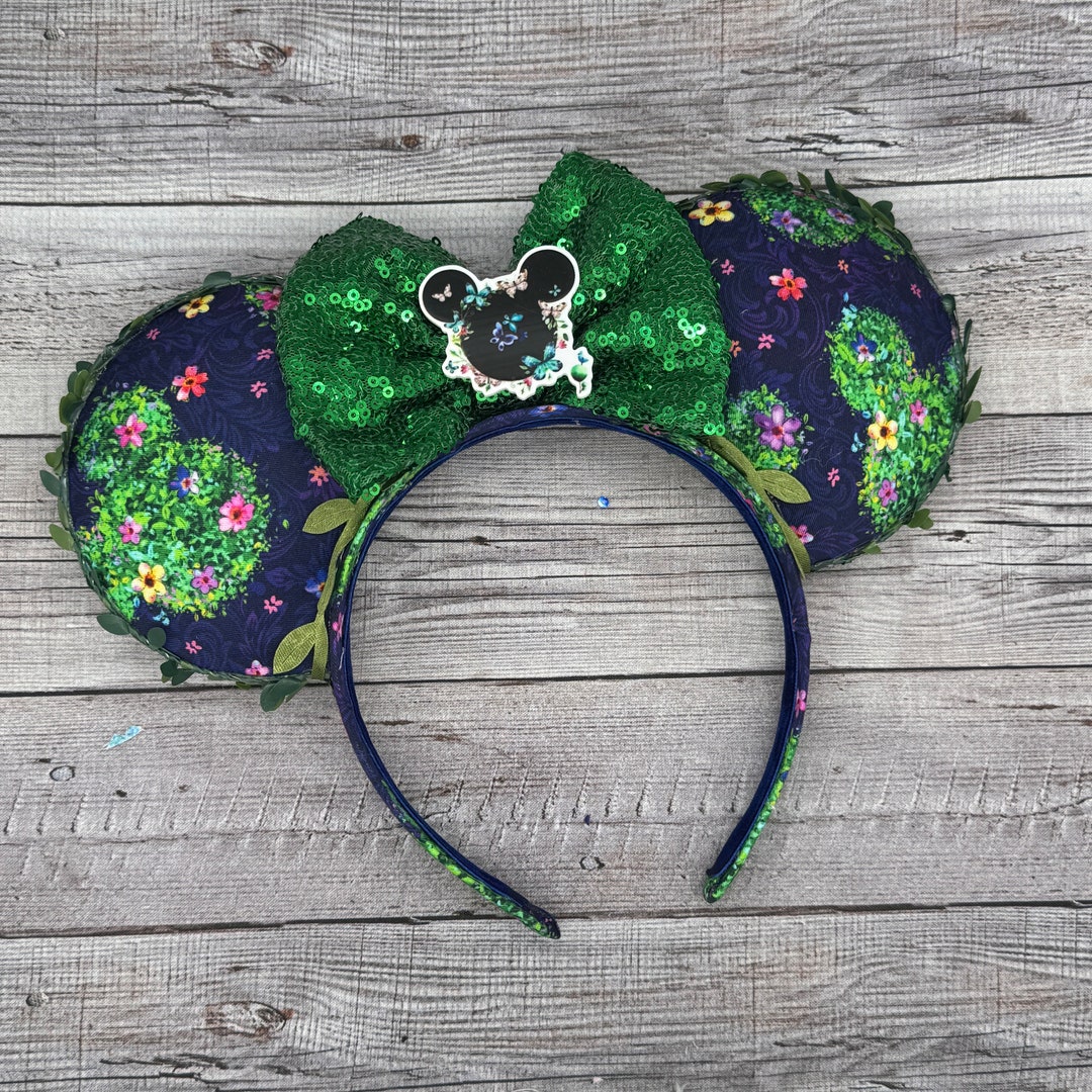 Flower & Garden Topiary Mouse Ears - Figment, Minnie Mouse, Mouse Mouse ...