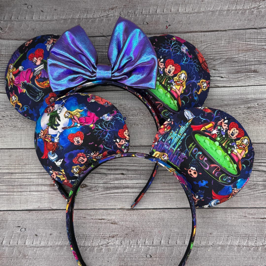 Hocus Pocus Mouse Ears - Minnie, Mickey, Mouse, Disneyland, Sanderson ...