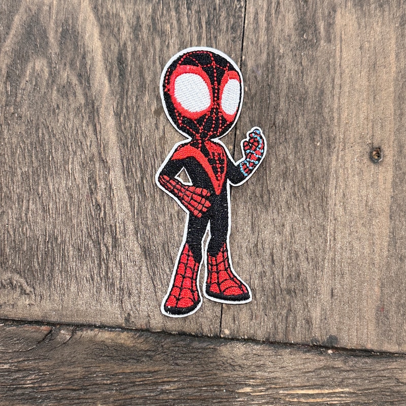 Miles Morales Iron Patch - Etsy