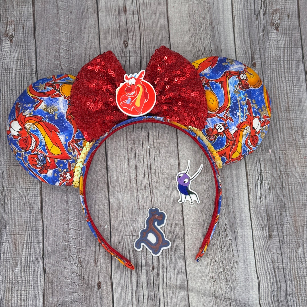 Mushu Mulan Mouse Ears - Minnie, S, Ping, Warrior, China, Emperor ...