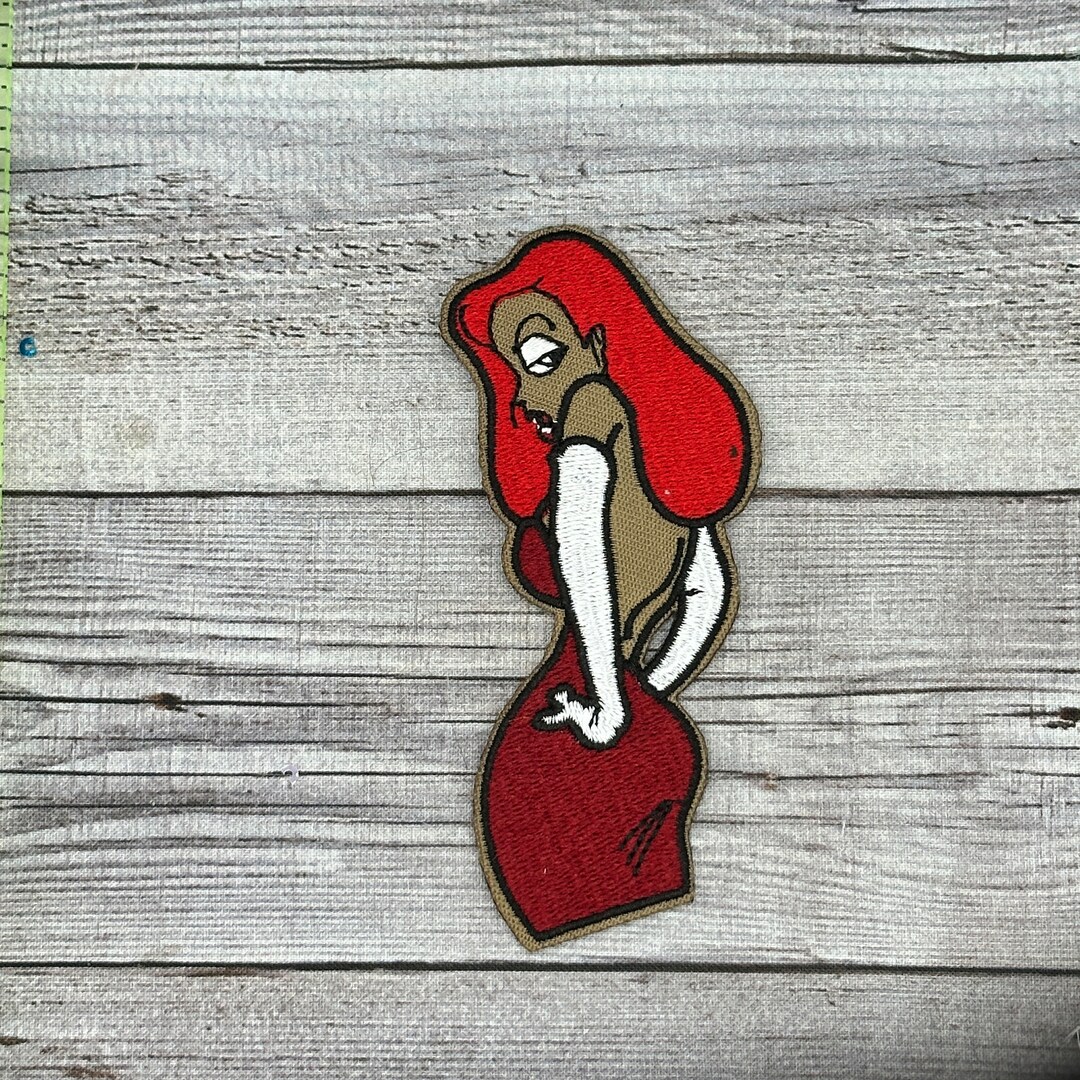 Flawed Jessica Rabbit Iron-on Patch pixar, , Jacket, Backpack, Hat ...