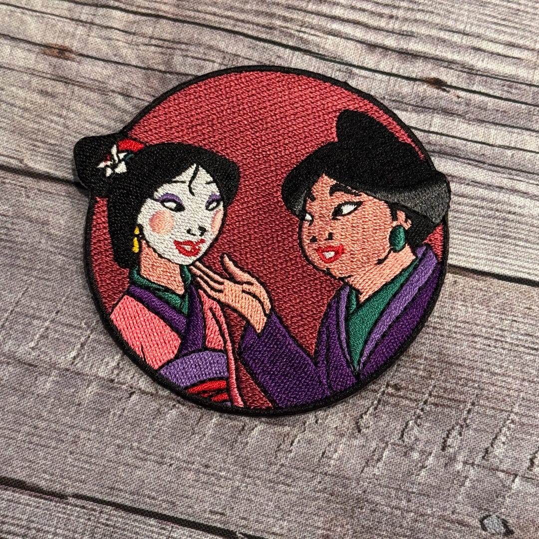 Mulan and Mom Iron on Patch - Mulan Princess Lunar Fa - Etsy