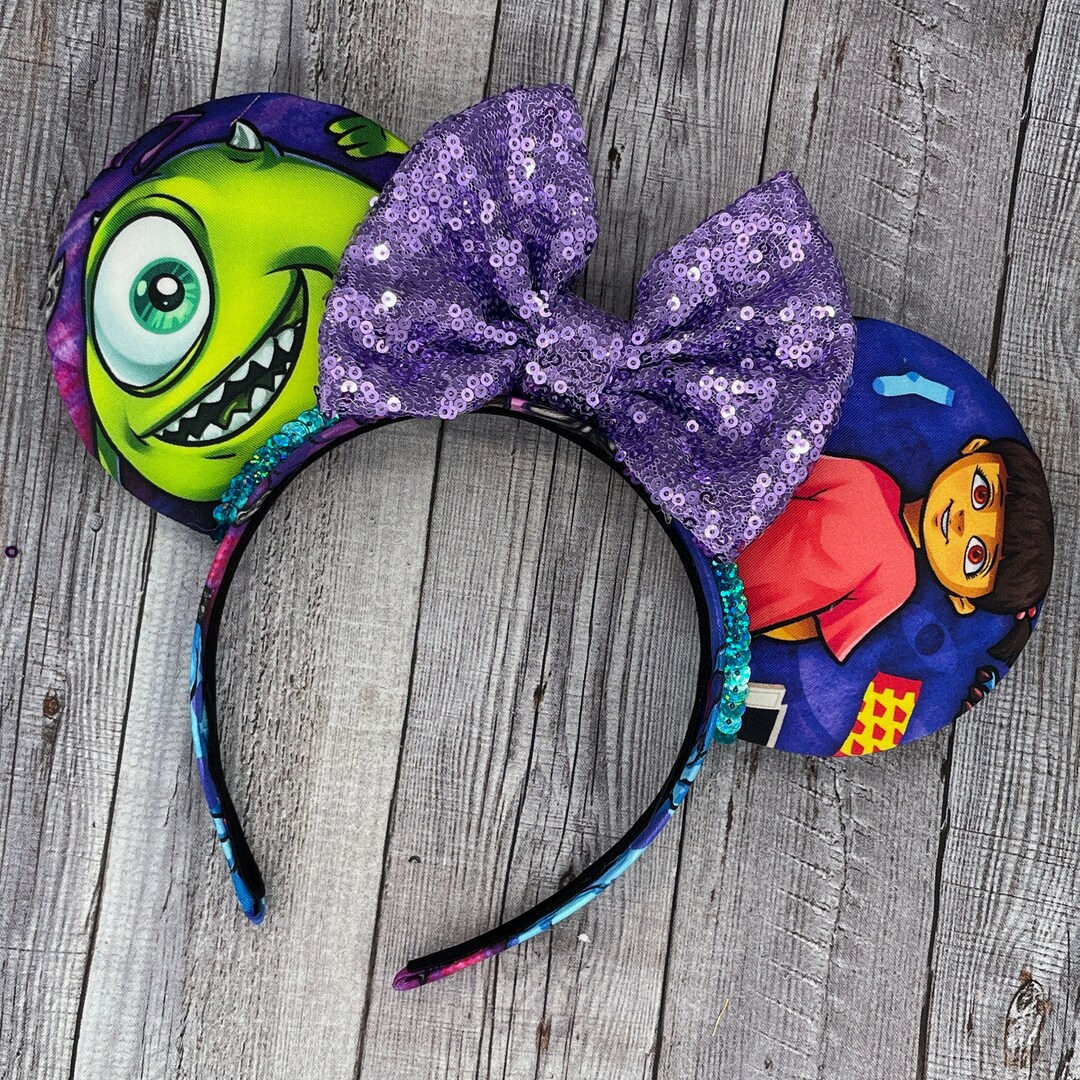 Monsters Inc Mouse Ears - Sulley, Boo, Mike, Minnie, Mouse ...