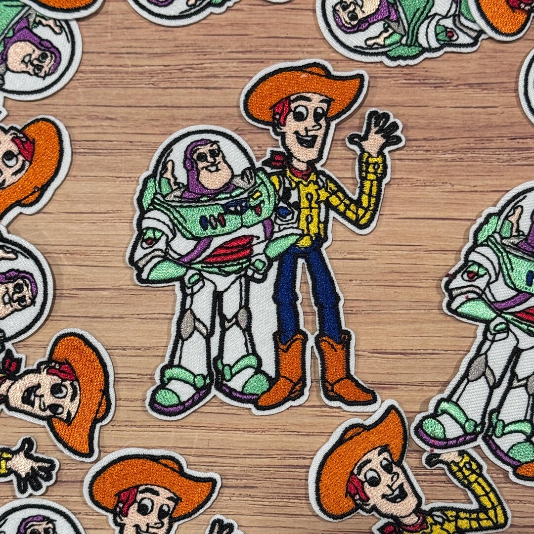 Buzz and Woody Iron on Patch - Toy Story, Best Friends, Patch, Heart ...