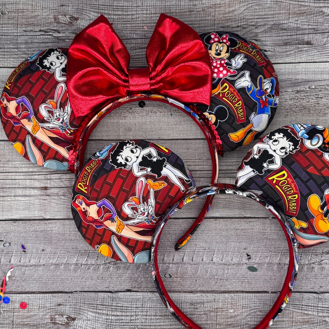 Who Framed Roger Rabbit Ears - Jessica, Minnie, Benny, Toontown, Mouse ...