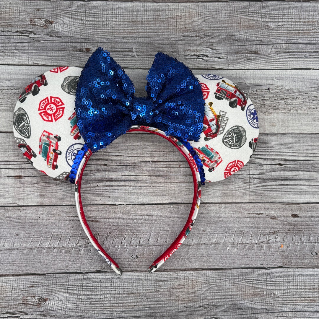 First Responder Mouse Ears Minnie, Mouse, First Responder, Heart ...