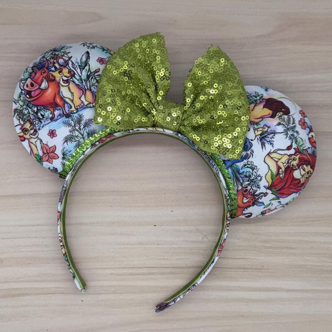 Lion King Mouse Ears - Minnie, Simba, Nala, Animal Kingdom, Mouse ...