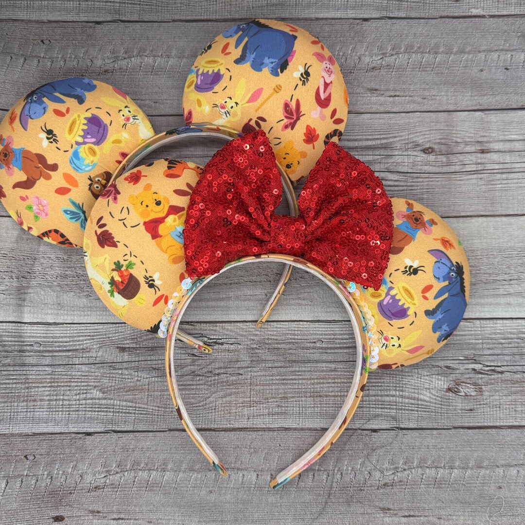 Pooh Bear & Friends Mouse Ears - Minnie, Mouse, Eeyore, Tigger, Piglet ...
