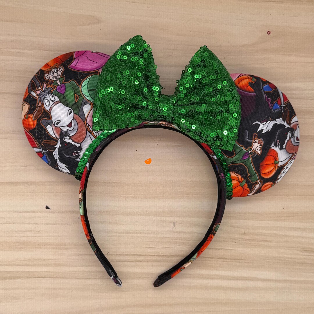 Ichabod Crane Mouse Ears - Spiderweb, Minnie, Mouse, Jack O Lantern ...