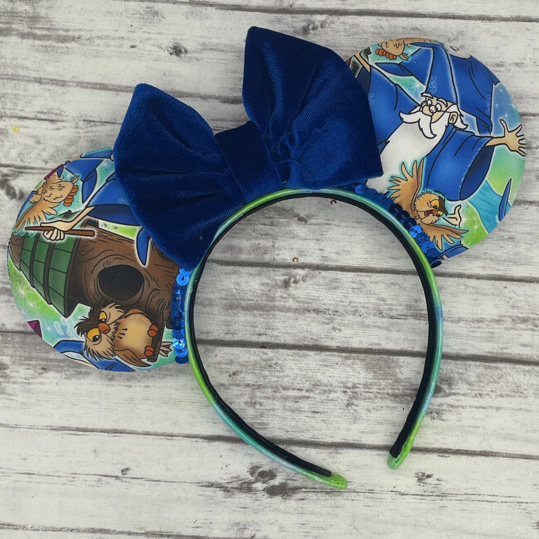Merlin Wizard Mouse Ears Sword in the Stone, Merlin, Mim, Minnie, Mouse ...