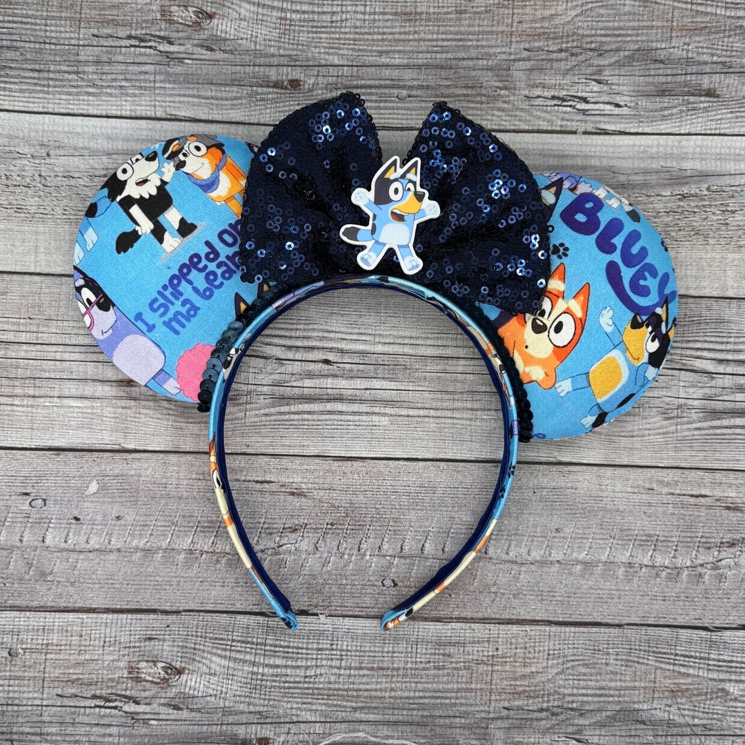Bluey Bingo Princess Ears Heeler, Mouse, Castle, Magic Kingdom ...