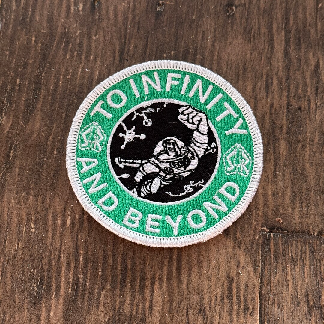 Buzz Light Year Starbucks Iron on Patch Toy Story, Woody, Patch, Heart Hands - Etsy