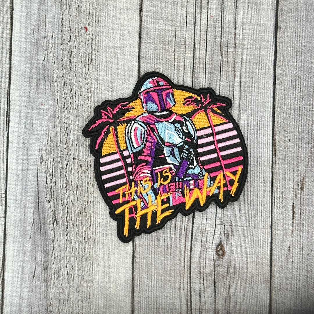 This is the Way Mandalorian Iron on Patch - Baby Yoda, Mando - Etsy
