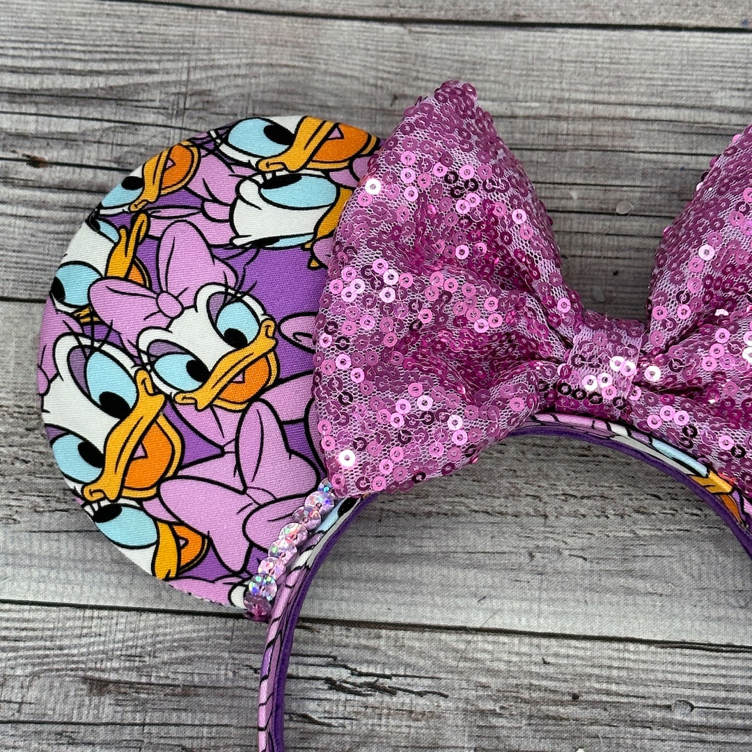Daisy Duck Face Ears - Candy, Flowers, Spring, Mouse Minnie Mouse,fab 5 ...