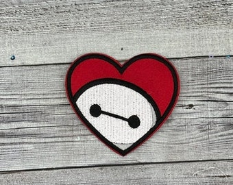 Baymax Patches Iron on Patches Big Hero Iron on Patch Patches - Etsy