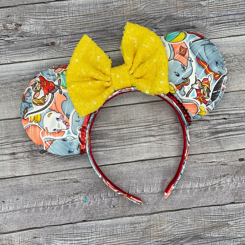 Dumbo Circus Mouse Ears - Dumbo, Minnie, , Mouse, Timothy, Casey Jr - Etsy