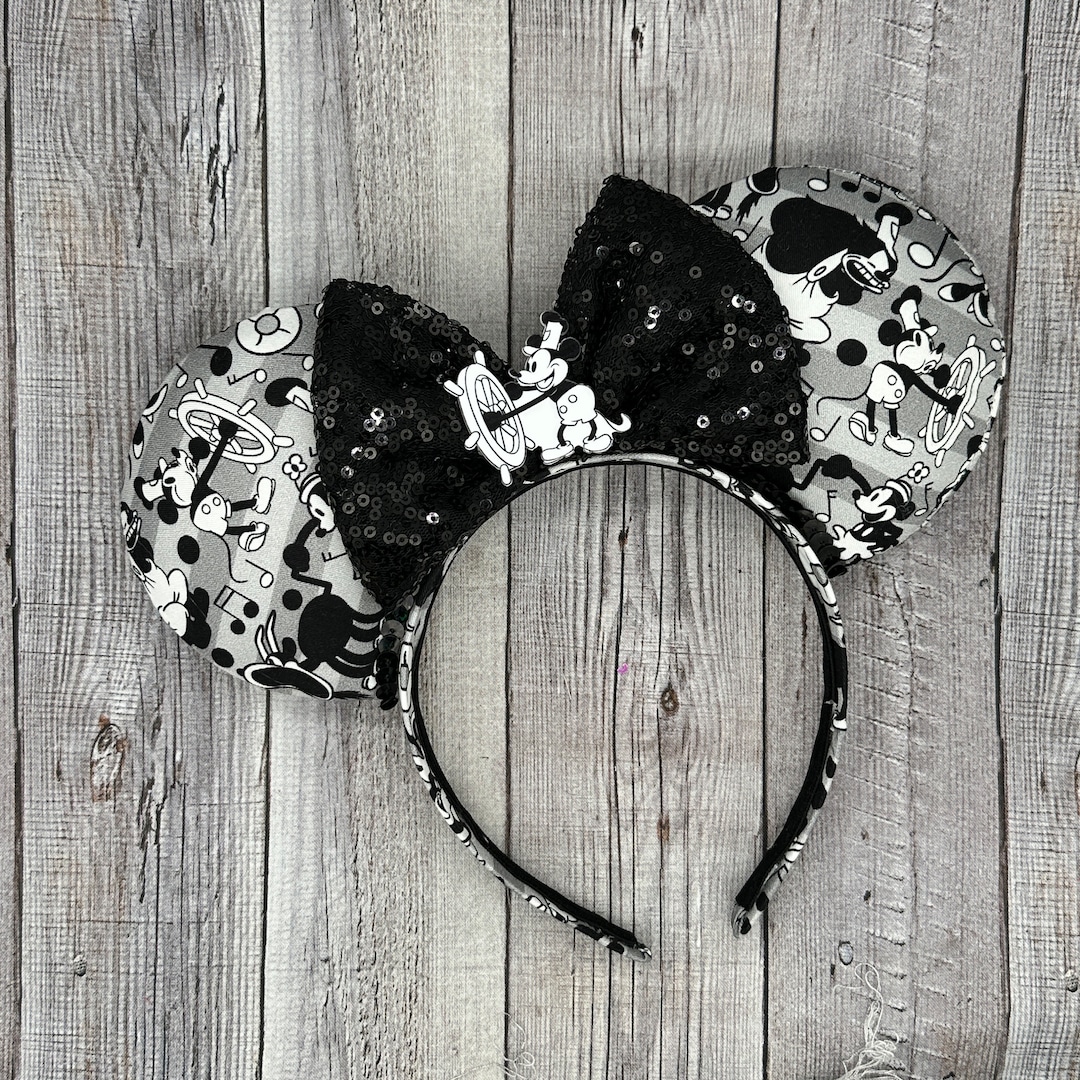 Steamboat Willy Mouse Ears - Classic , Steamboat Willie, Mickey's 90th ...
