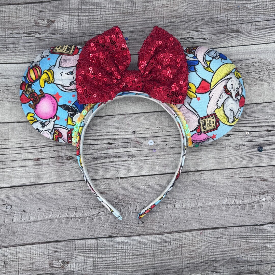 Dumbo Circus Mouse Ears - Dumbo, Minnie, , Mouse, Timothy, Casey Jr - Etsy
