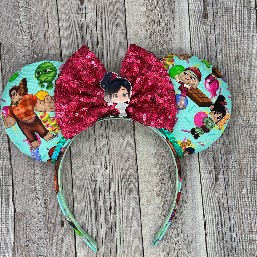Wreck It Ralph Mouse Ears Vanellope Minnie Breaks the - Etsy