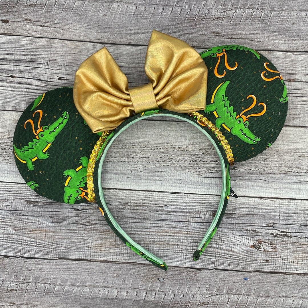Alligator Loki Mouse Ears - Minnie, Mouse, Marvel, Avengers, Thor - Etsy