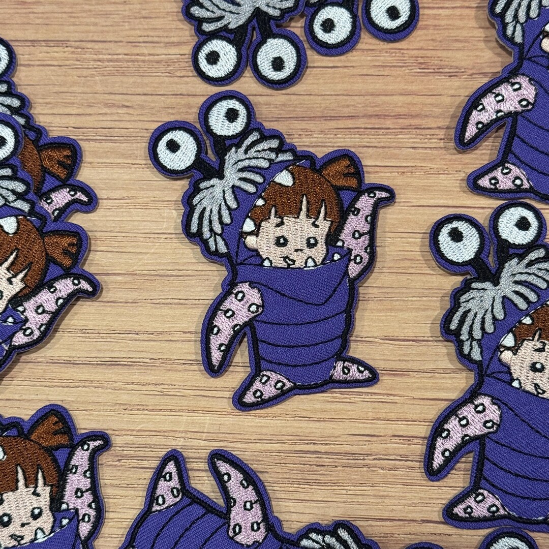 Boo Iron on Patch - Monsters Inc Pixar - Etsy