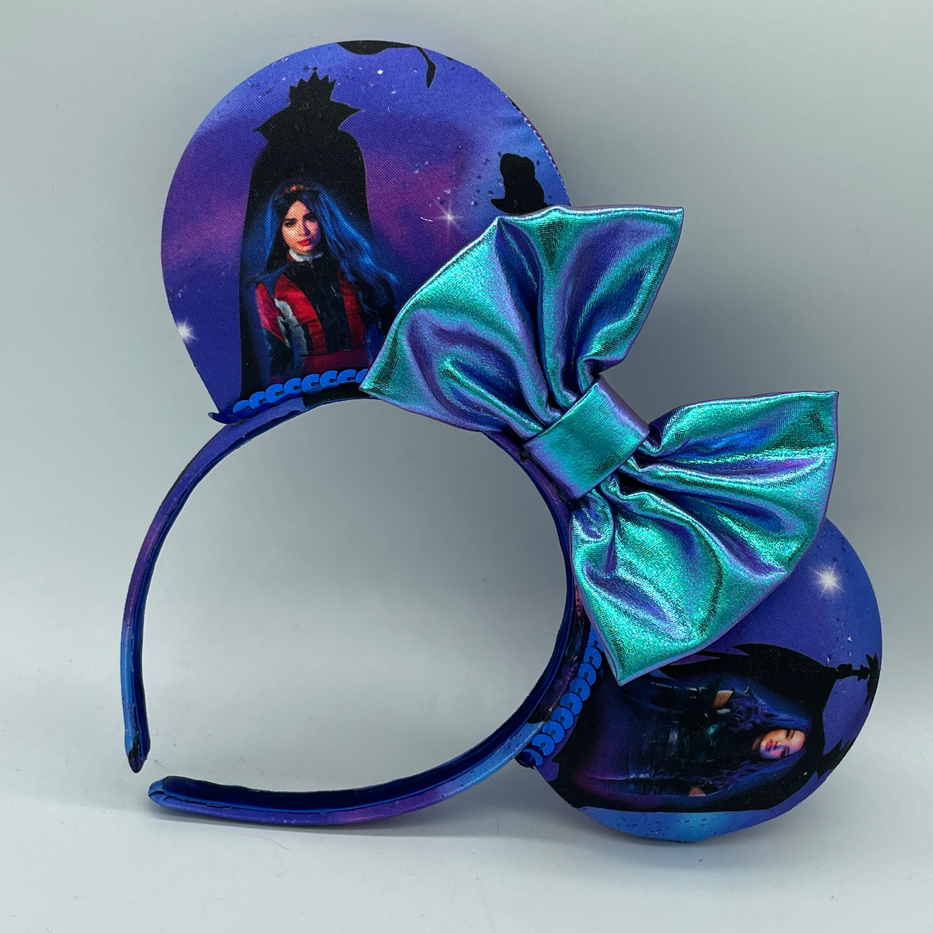 Descendants Parents Mouse Ears - Mal, Descendants 2, 3, Carlos, Disney ...