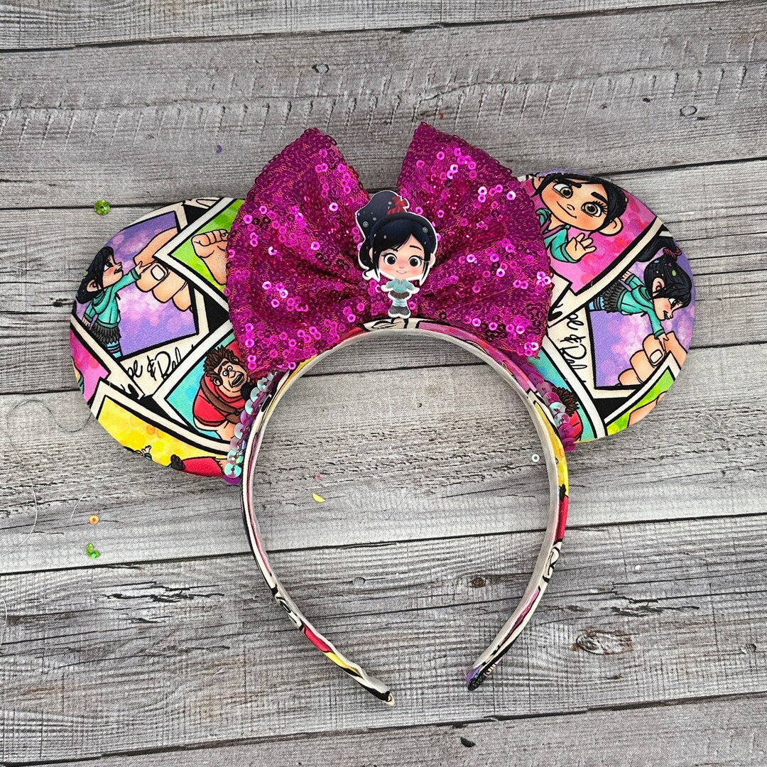 Wreck It Ralph Polaroid Mouse Ears, Vanellope, Minnie, Breaks the ...
