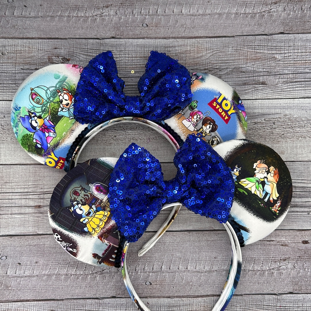 Bluey and Friends Dress up Ears - Heeler, Mouse, Castle, Magic Kingdom ...