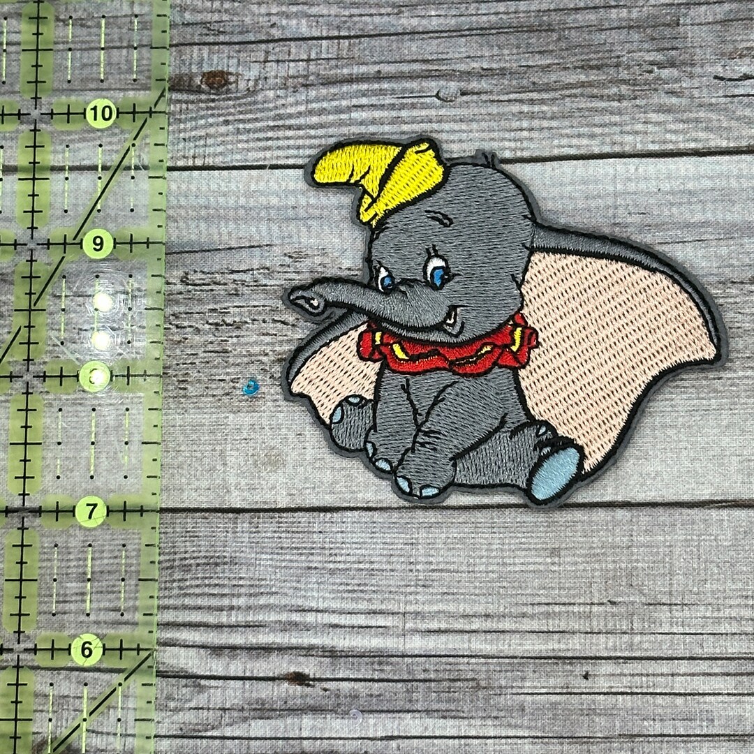 Dumbo Iron-on Patch -pixar, , Jacket, Backpack, Hat, Elephant, Circus ...