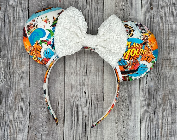 Splash Mountain Inspired Disney Ears, Splash Mountain Minnie Ears ...
