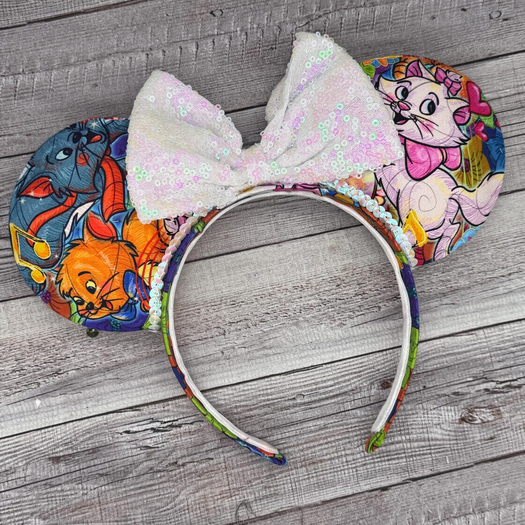 Aristocats Mouse Ears - Minnie Mouse, Mouse, Marie, Duchess, O’malley ...