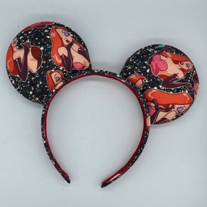 Jessica Rabbit Ears Jessica, Minnie, Benny, Toontown, Mouse, Who Framed ...