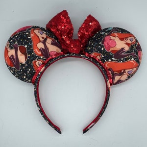 Jessica Rabbit Ears Jessica, Minnie, Benny, Toontown, Mouse, Who Framed ...