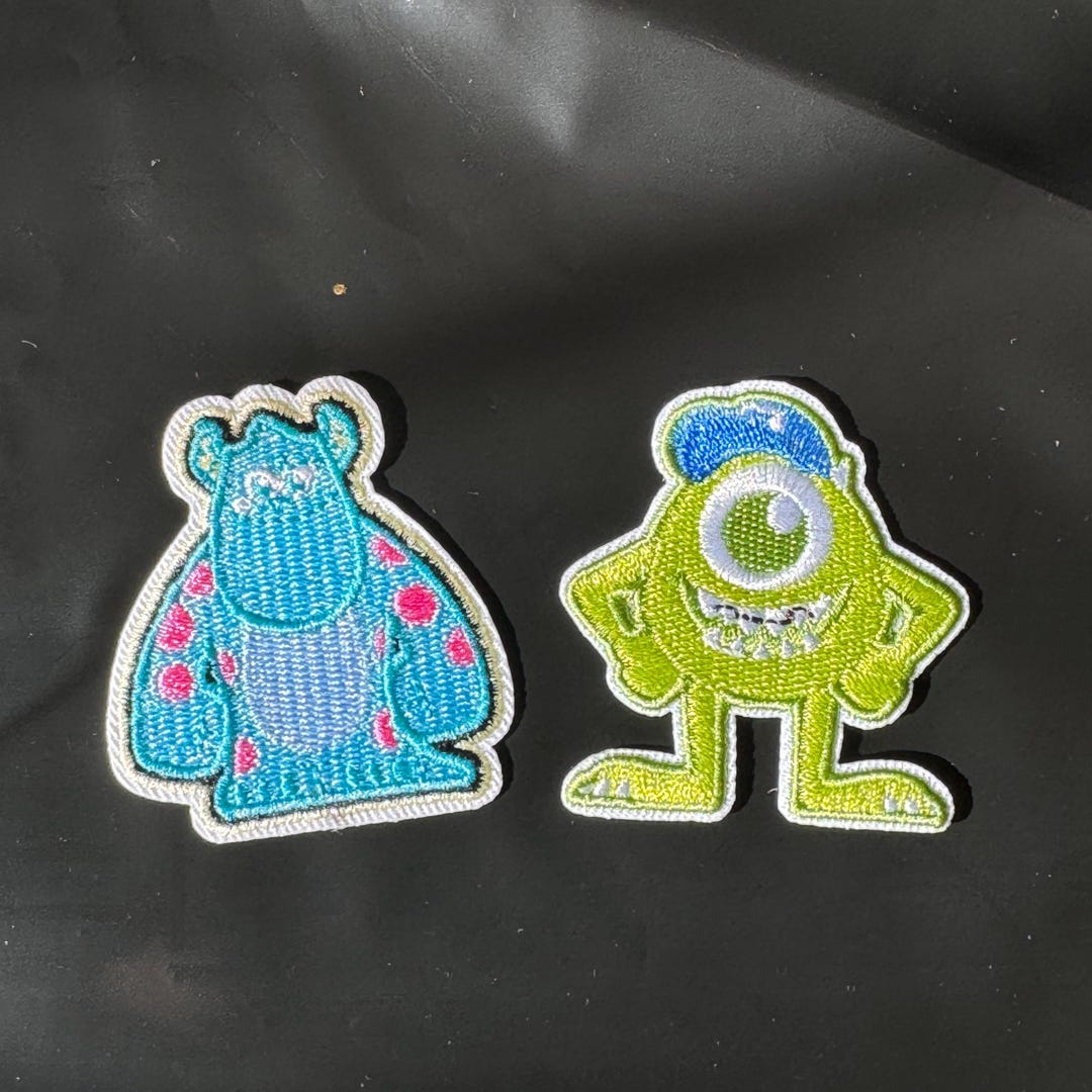 Monsters Inc Set Iron on Patch - Monsters Inc Pixar - Etsy
