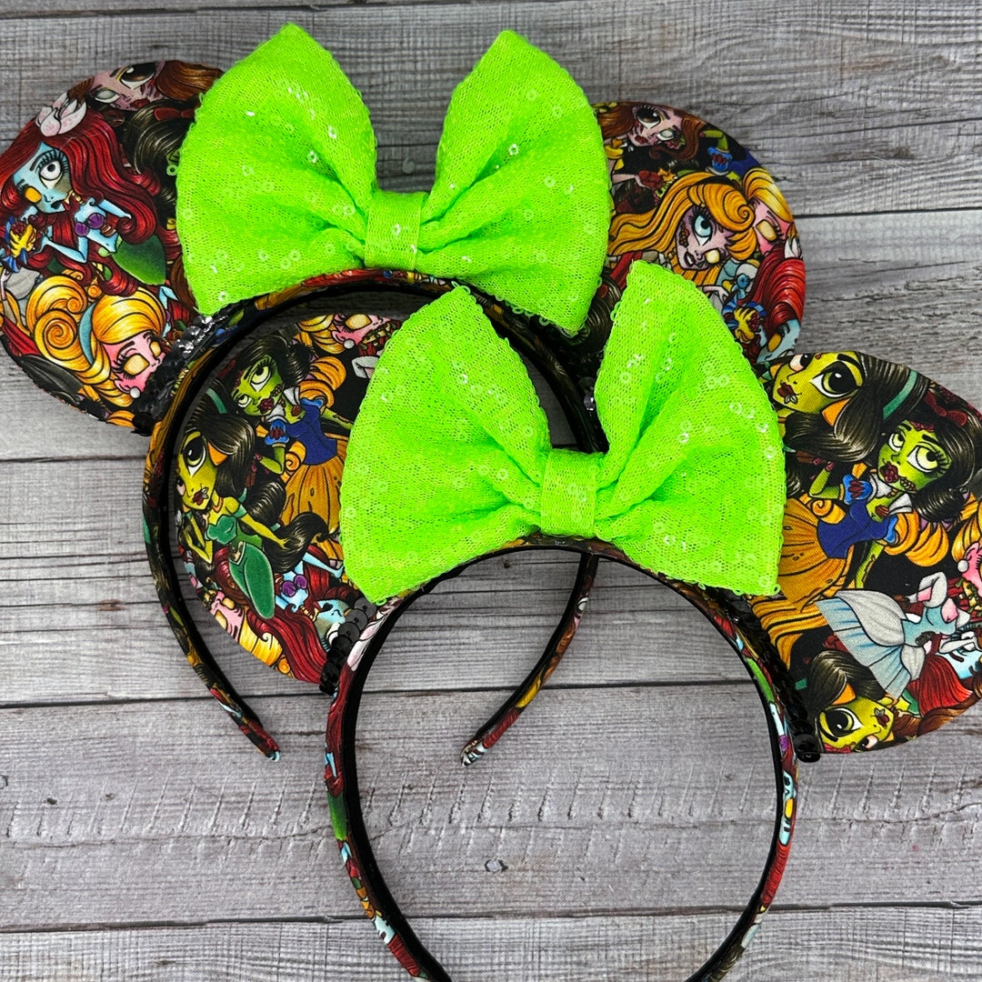 Princess Zombies Ears Halloween Creepy Belle Jasmine - Etsy