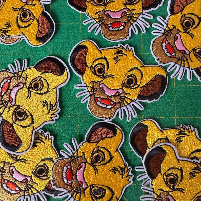 Simba Iron on Patch - Lion King Animal Kingdom - Etsy