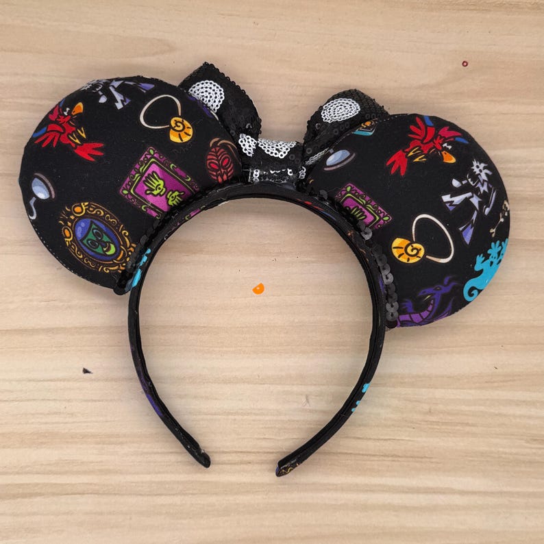 Villain Icons Mouse Ears - Epcot, Minnie, Mouse, Ursula, Hades ...