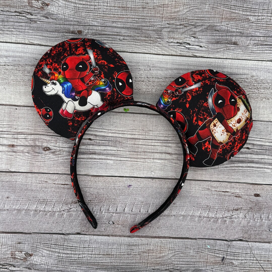 RTS Deadpool Burrito Mouse Ears Minnie, Avengers, DC, Heros, Unicorn ...