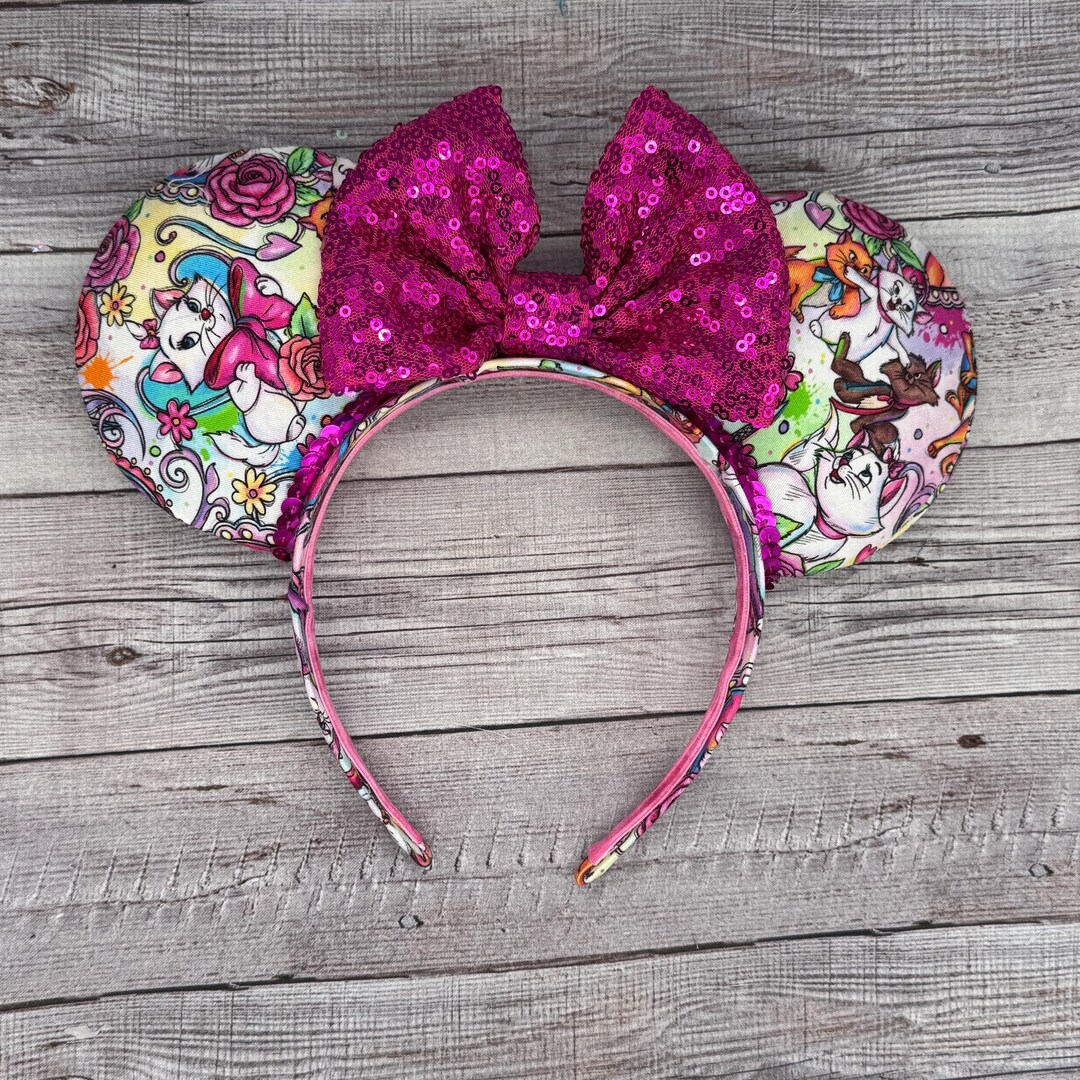 Aristocats Mouse Ears - Minnie Mouse, Mouse, Marie, Duchess, O’malley ...