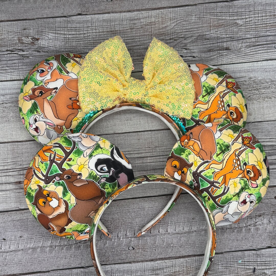 Bambi Mouse Ears - Thumper, Flower, Minnie, Mickey, Disney, Deer ...