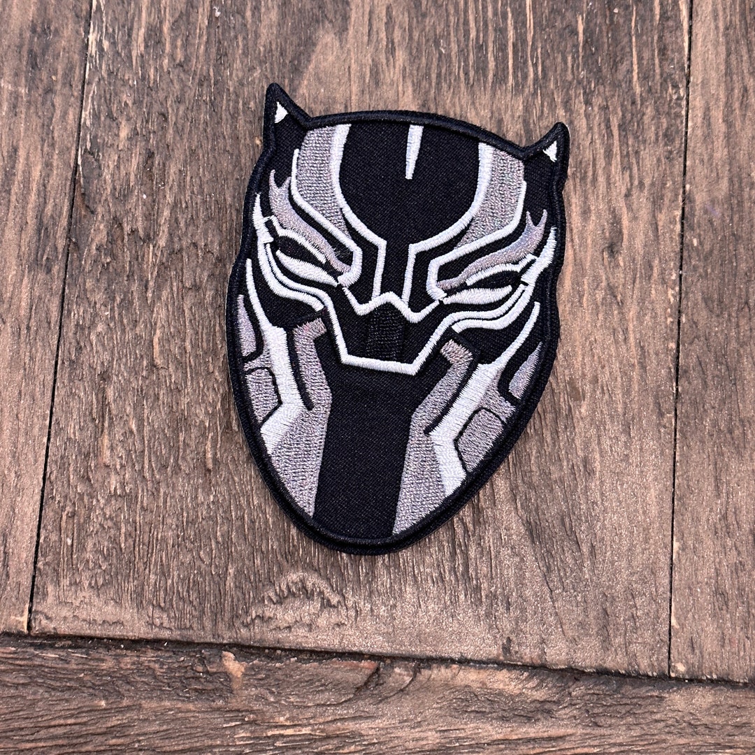 Black Panther Iron on Patch - King T’challa - Etsy