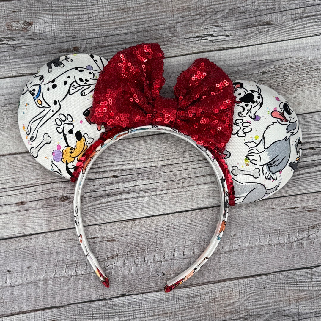 Dogs Mouse Ears - Dalmatians, Pluto, Lady and the Tramp, Disneyland ...