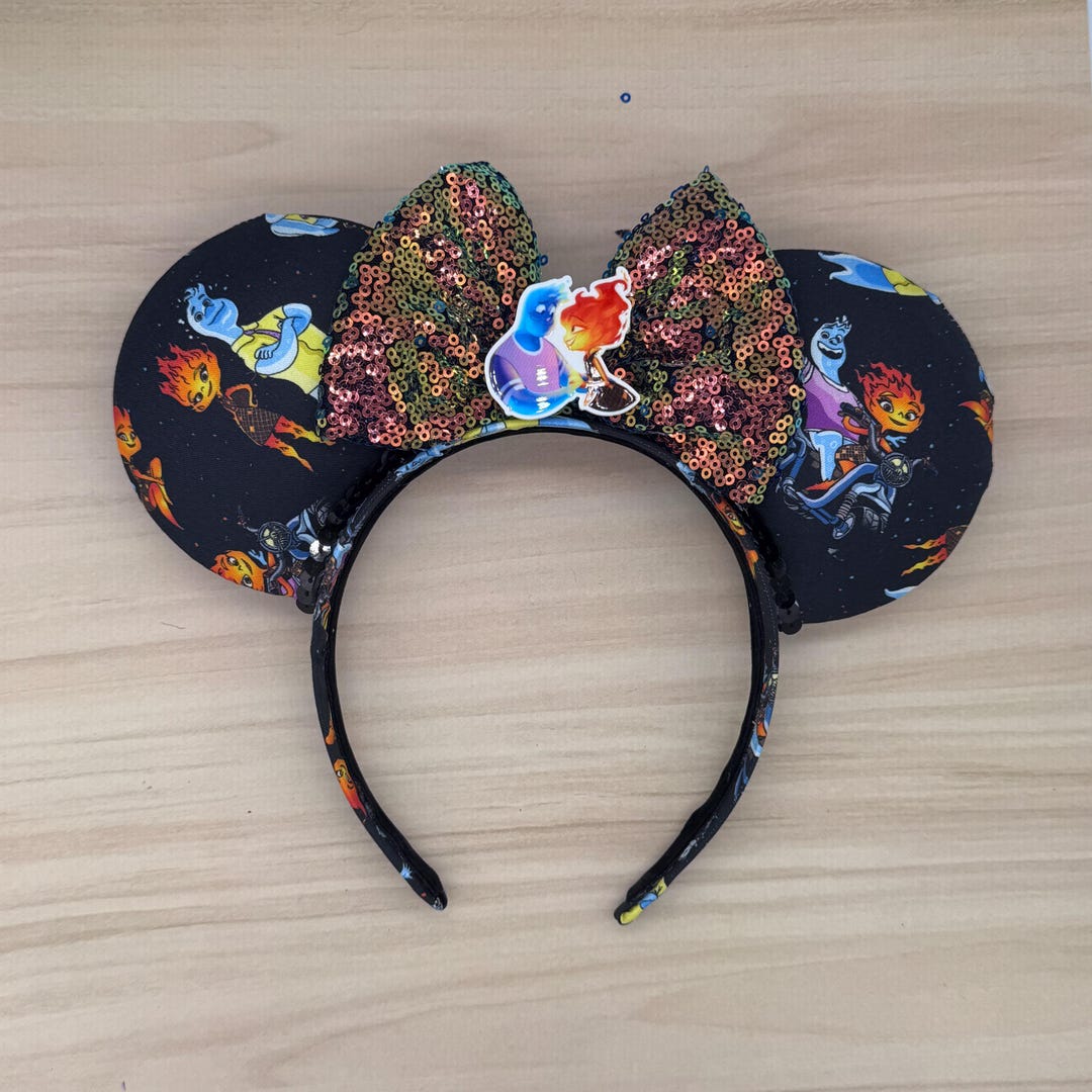 Elemental Mouse Ears - Wade, Ember, Fire, Water, Element, Pixar, Magic ...