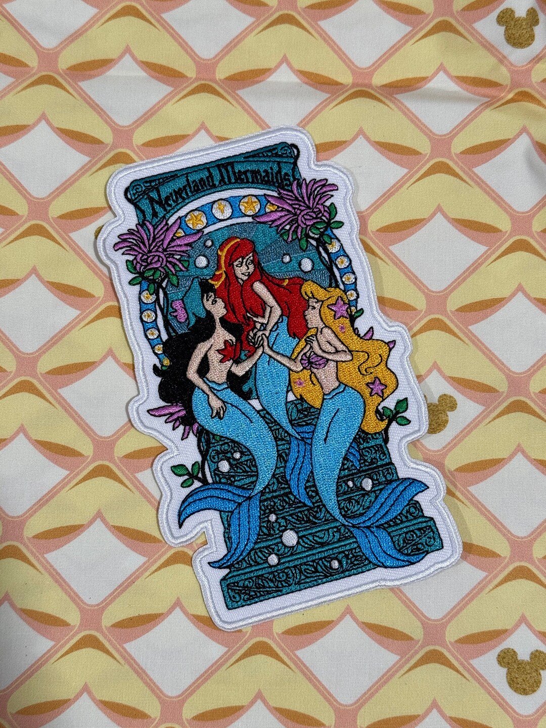 Neverland Mermaids Iron-on Patch -peter Pan,jumbo , Jacket, Backpack ...