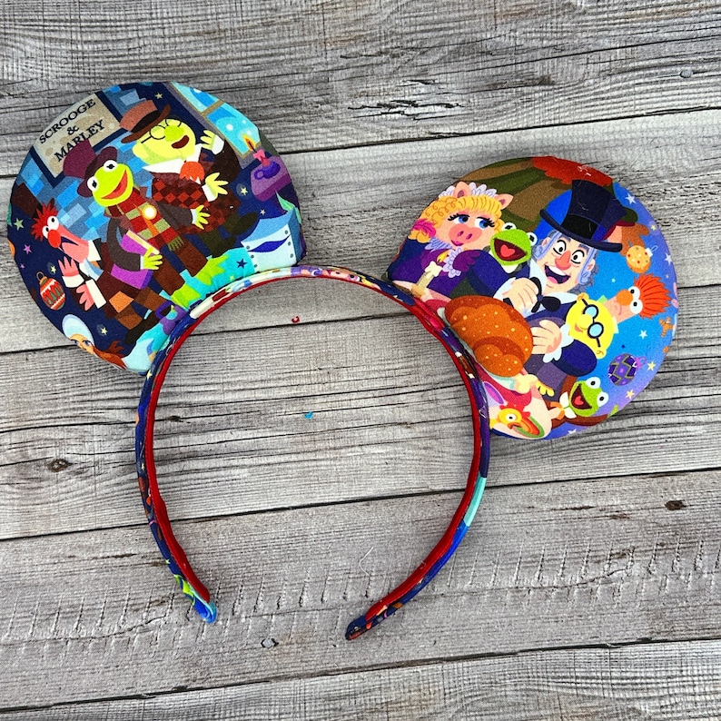 Muppets Christmas Carol Mouse Ears Minnie Mouse Mickey - Etsy