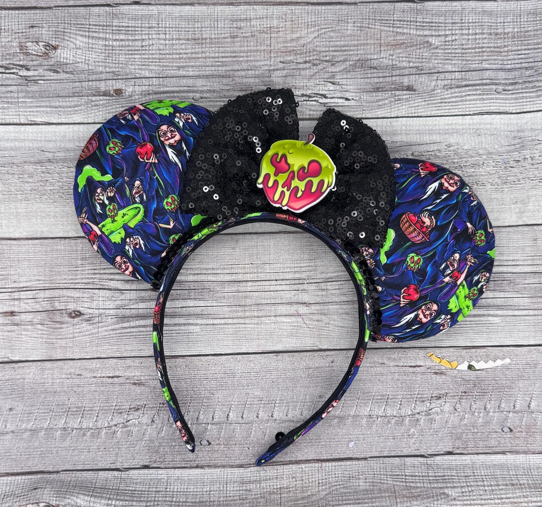 Evil Queen Witch Mouse Ears - Snow White, Minnie, Villains, Poison ...