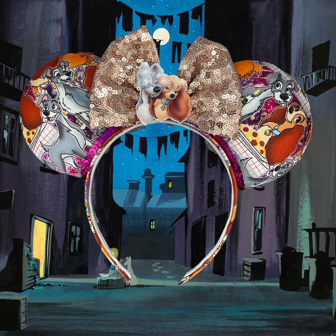 Lady and the Tramp Mouse Ears - Lady, Tramp, Minnie,dogs, Mouse ...