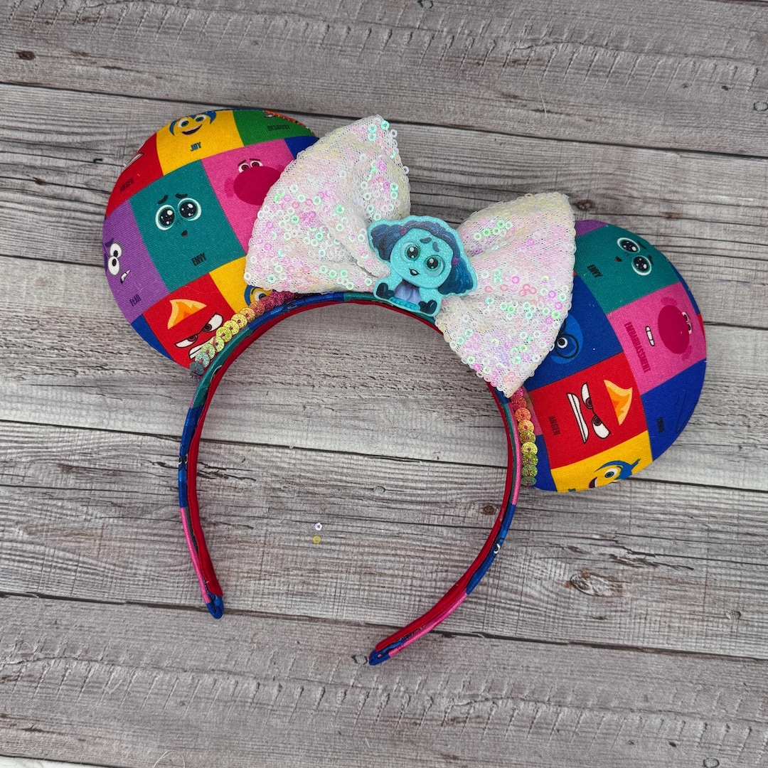 Inside Out 2 Mouse Ears - Minnie, Anxiety, Sadness, Joy, Mouse, Fear ...