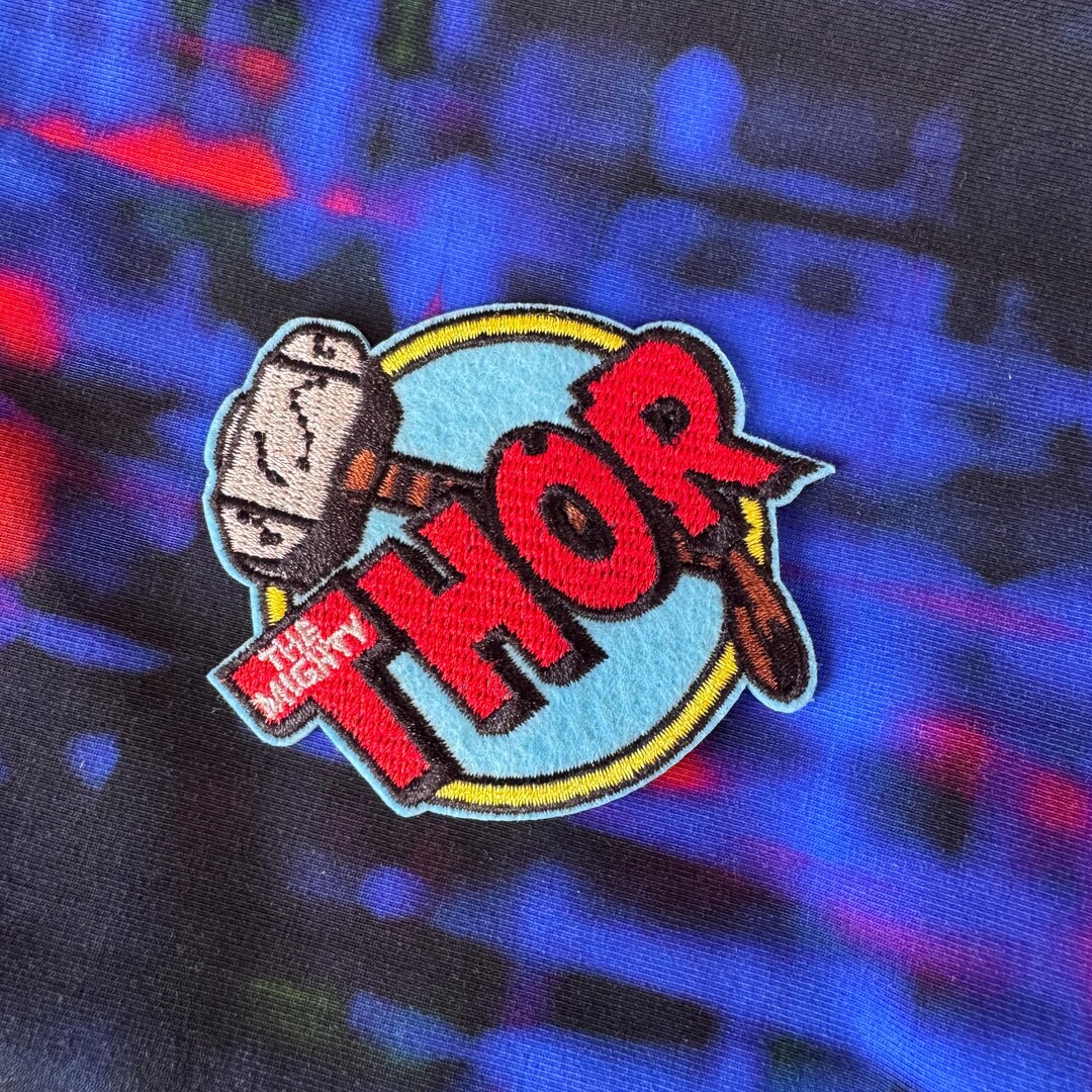 Thor Iron-on Patch - Marvel, Loki, Jacket, Backpack, Hat - Etsy