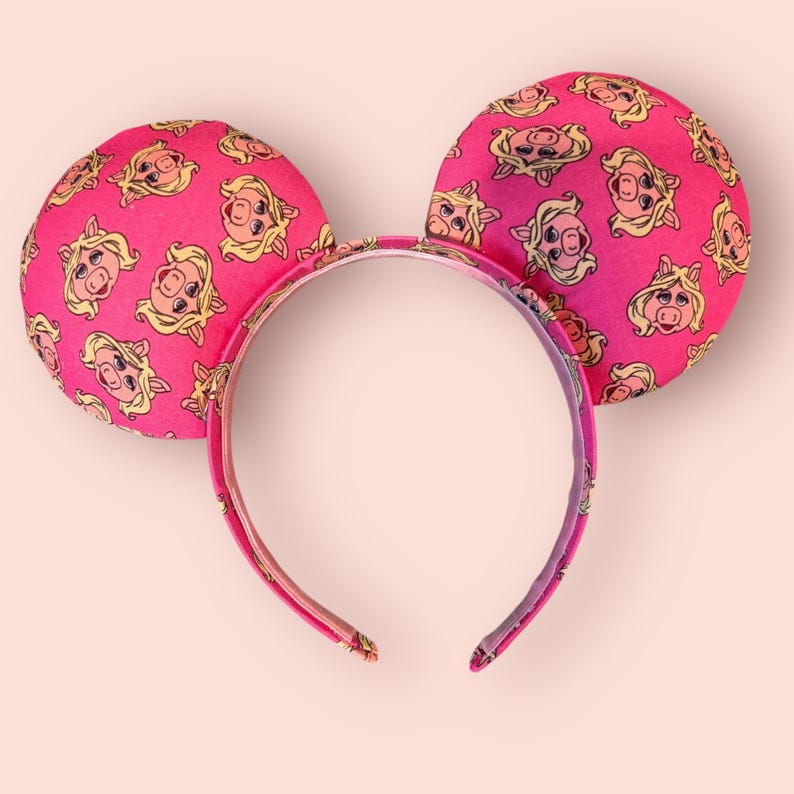 Miss Piggy Muppets Mouse Ears: Hollywood Studios Ready to Ship - Etsy